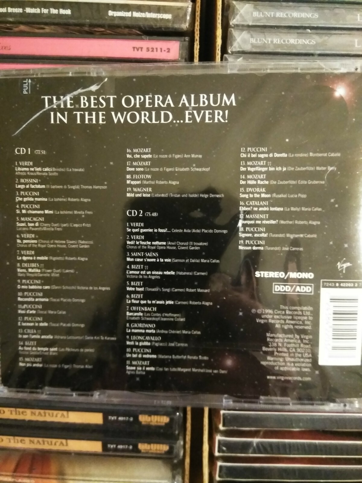 The Best Opera Album in the World...Ever! (CD, Jul-1999, 2 Discs ...