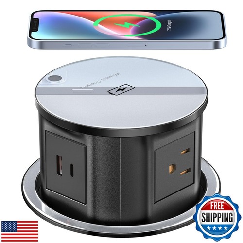 Pop Up Outlet Electrical Power Socket for Kitchen Countertop ...