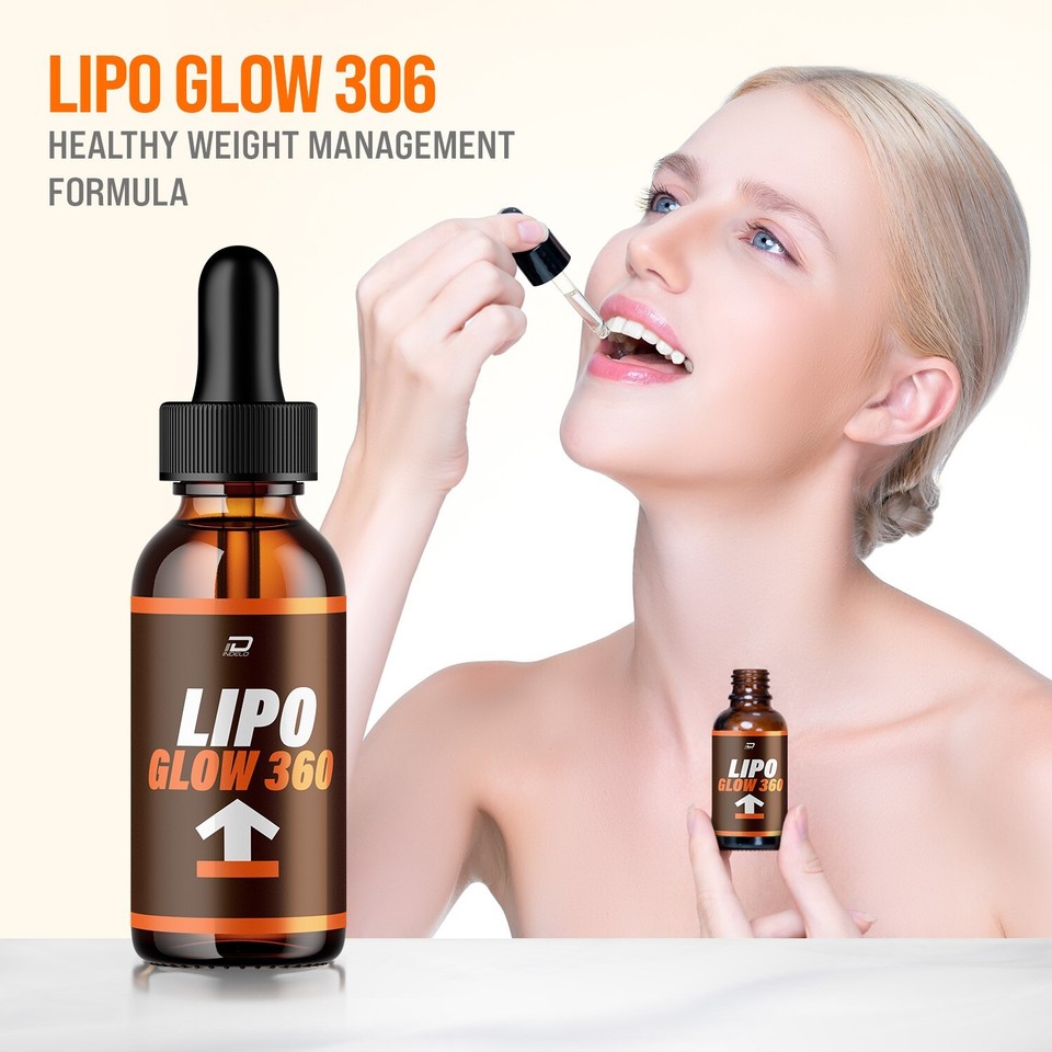 (5 Pack) Lipo Glow 360 Drops Healthy Formula - LipoGlow 360 Liquid All ...