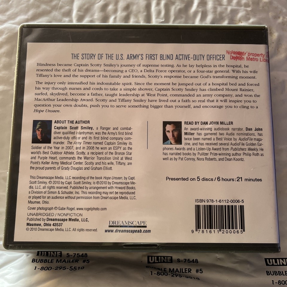 CAPTAIN SCOTTY SMILEY ~ HOPE UNSEEN ~ HCDJ ~ FIRST BLIND ARMY OFFICER ...