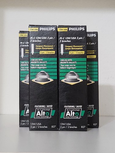 Philips 383109 Alto 13-Watt 13W PL-C 2 Pin CFL Light Bulbs (5-pack) | eBay