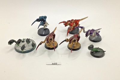 Warhammer 40k Tyranids Hormagaunts x5 Lot W/ Ripper Swarm + Spore Mine ...