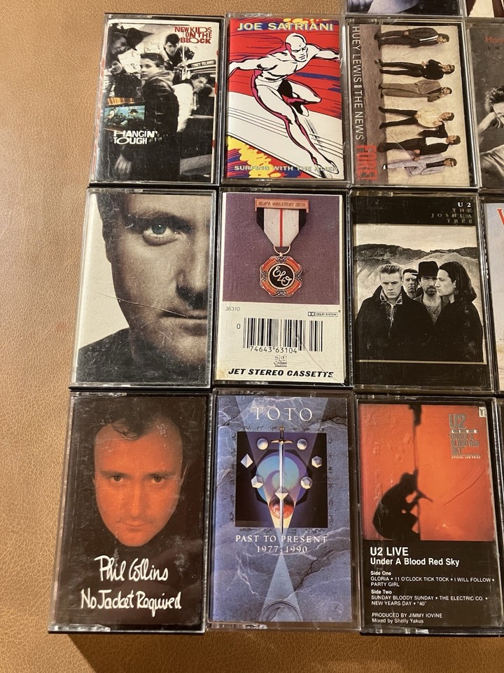 Lot of 20 CLASSIC ROCK Cassette Tapes - Def Leppard, U2,Queen,Sting ...
