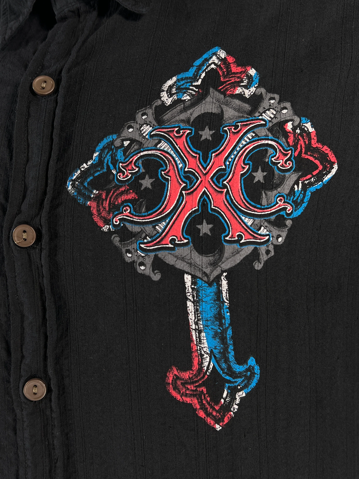 Xtreme Couture by Affliction Men's Button Down Woven Shirt Fortress ...