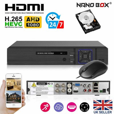 CCTV DVR Recorder 4/8/16 Channel 1080N/1080P HDMI AHD Home Secutiy ...