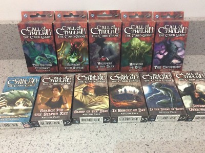 CALL OF CTHULHU LCG The Card Game ASYLUM PACKS - You Choose - NEW ...