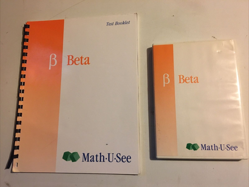 Math-U-See Delta Test Booklet & DVD set Lot Homeschool Math MUS | eBay