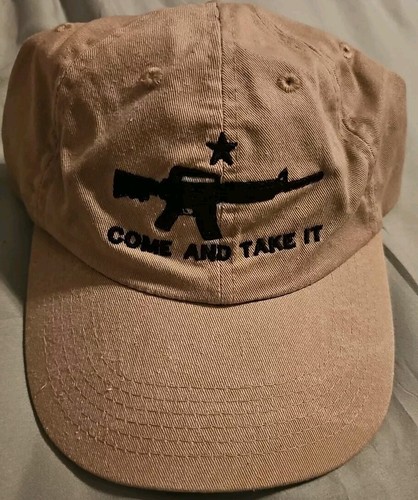 Come And Take It Rifle Black Logo Weapon AR-15 2nd Amendment Star Gun ...