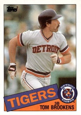 1985 Topps #512 Tom Brookens - Detroit Tigers | eBay