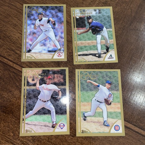 (4) 1999 TOPPS Johnson Wood Martinez Clemens STRIKEOUT KING ARIZONA ...