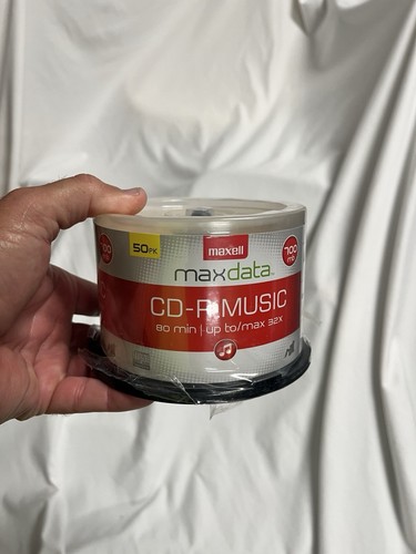 Maxell CD-R 80 Music-Gold Blank CD-R Disc - Spindle of 50 70Mb | eBay
