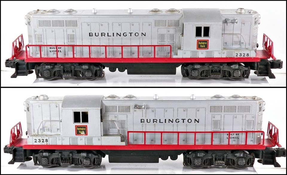 Lionel PW 2328 Burlington GP-7 Diesel /15/ 1955-56 | eBay