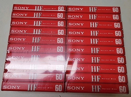 Sony HF 60 Speech Or Music Blank Cassette Tapes Lot Of 20 Sealed C ...