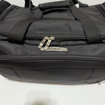 Samsonite Black Carry On Overnight Shoulder Bag Travel Tote Weekender ...