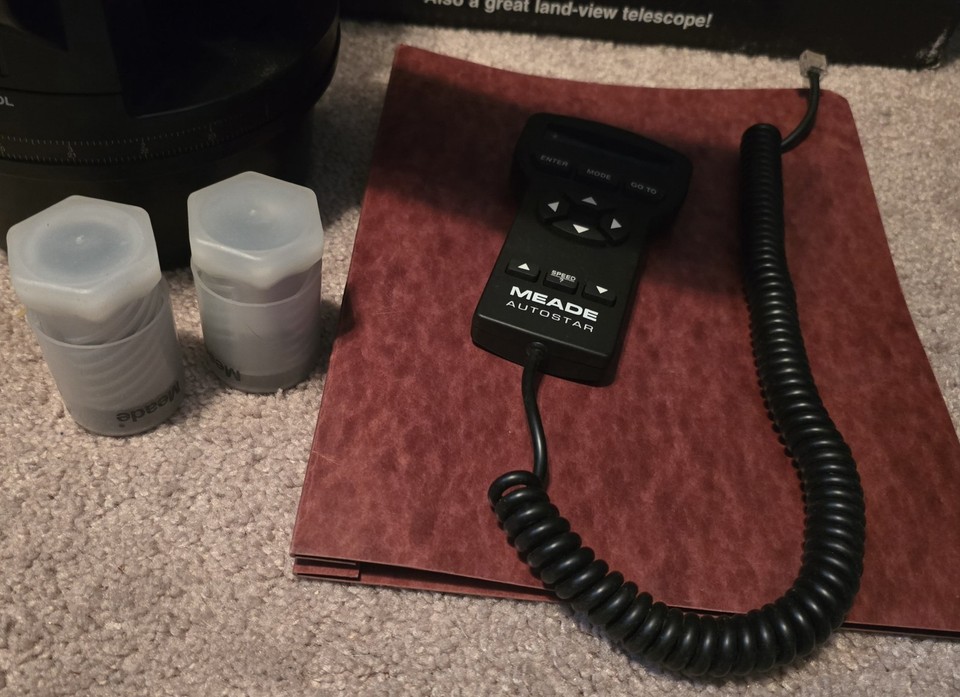 Meade ETX-60AT Digital Telescope Autostar Computer Controller Complete ...