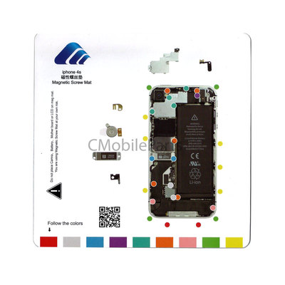 iPhone 4S Magnetic Screw Chart Mat Repair Guide Pad | eBay