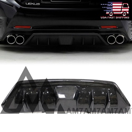 AM Design Carbon Fiber Diffuser For 2015 2016 2017 Lexus RC 200t 300 ...