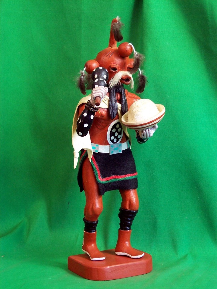 Hopi Kachina Doll - The Koyemsi Mudhead Clown by Henry Shelton - Breath ...
