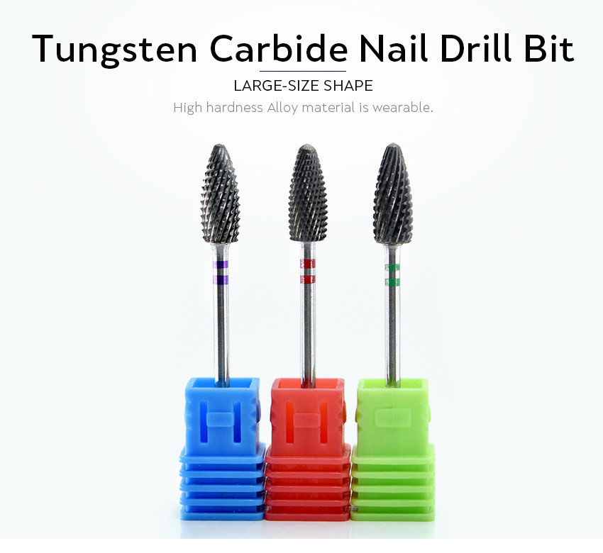 Carbide Nail Drill Bits Electric Nail Drill Machine Manicure Nail ...