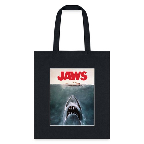 Jaws Movie Poster Logo Tote Bag, One Size, black | eBay