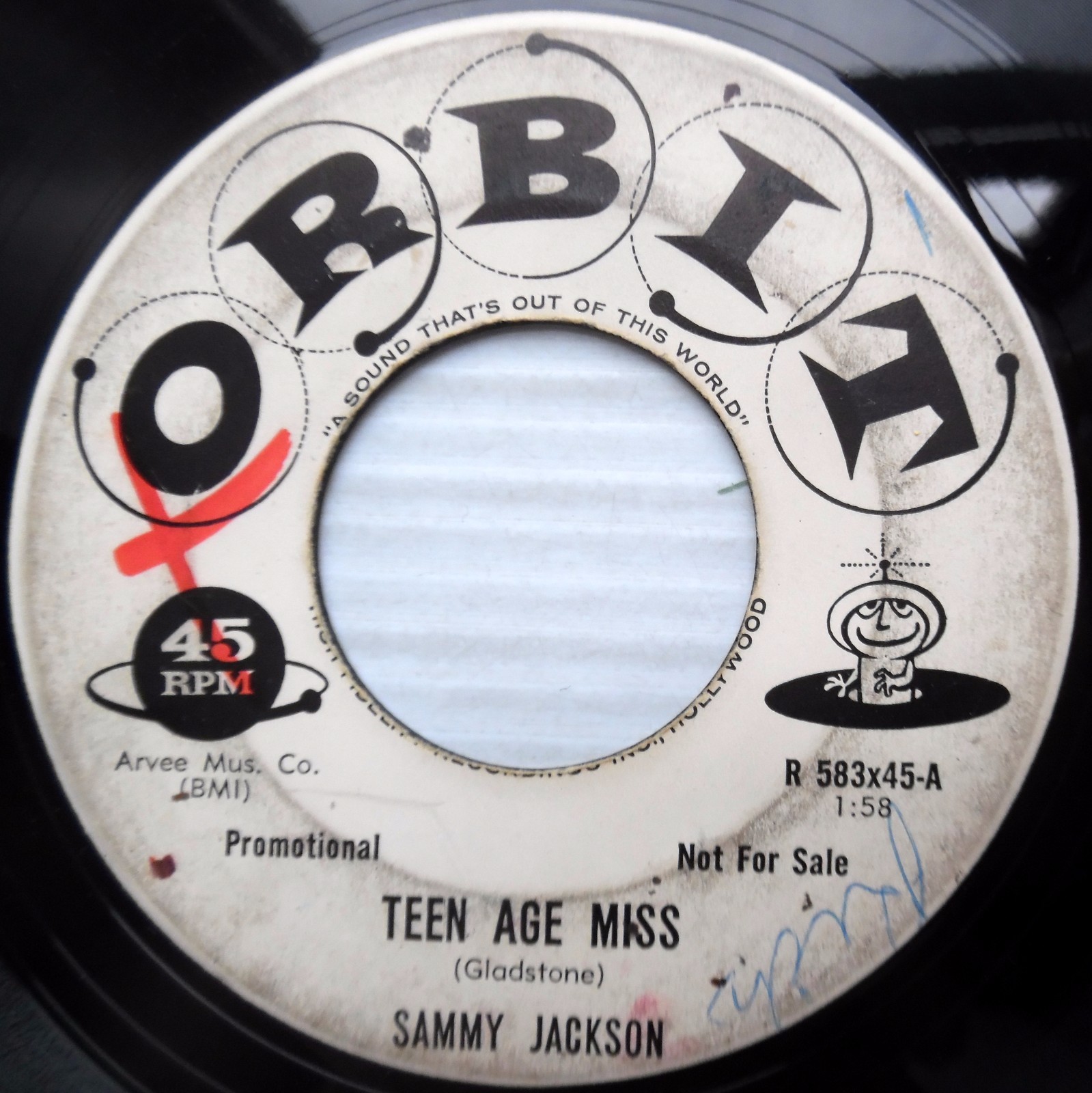 Sammy JACKSON Rockabilly Doowop Promo 45 Ado Âge Miss Simple & Searchin ...