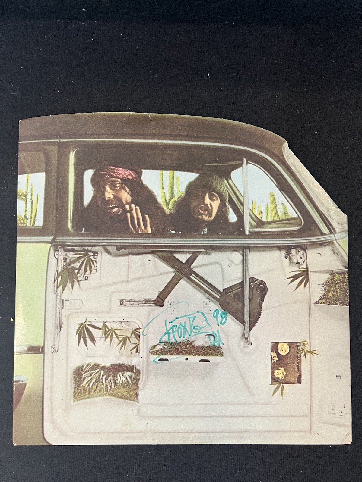 Cheech and Chong Albums Big Bambu w/ ROLLING PAPER VG/VG (3-Signed By ...