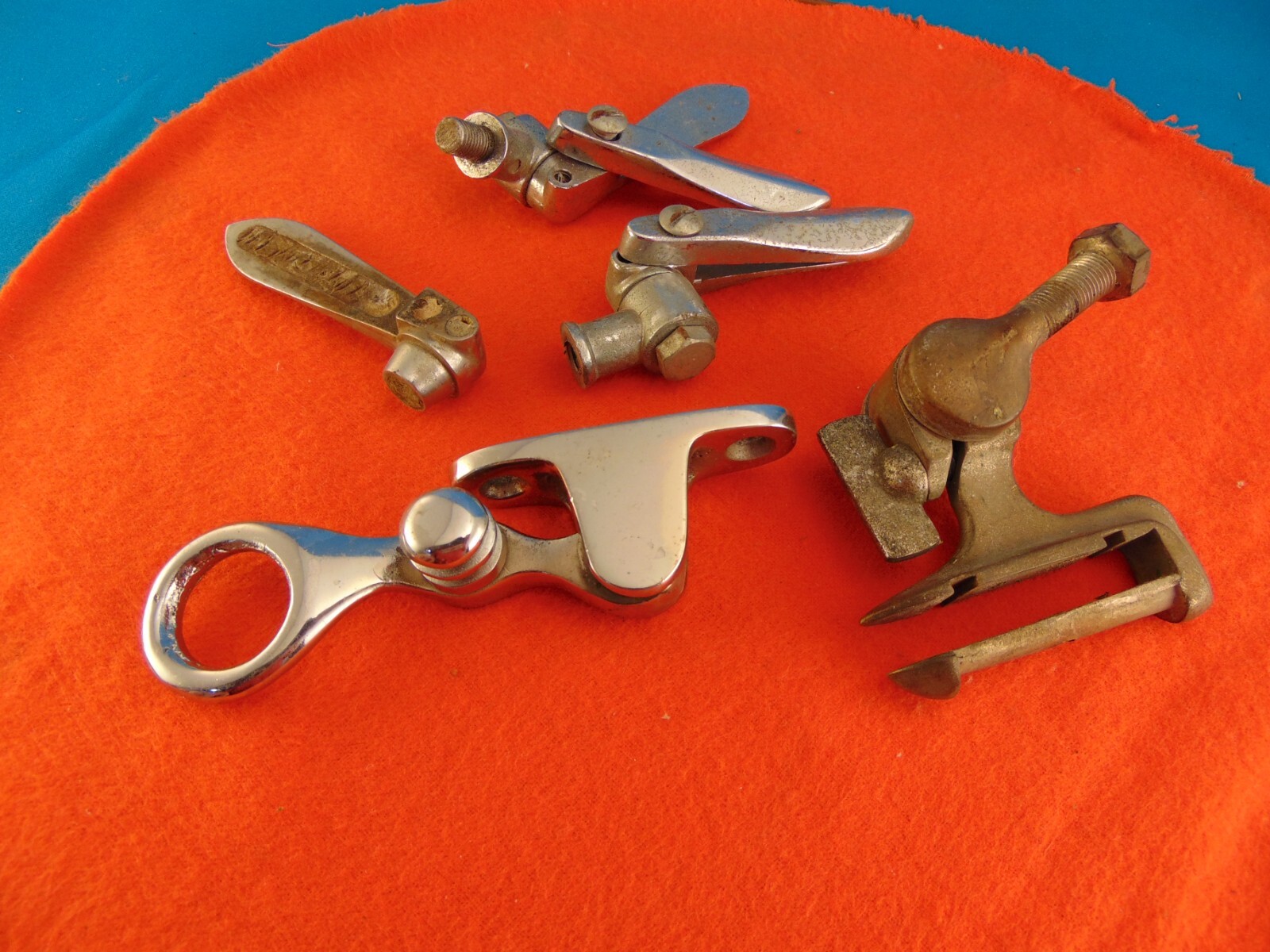 Assorted Antique Car Wind Wing Brackets Lot Application Unknown | eBay