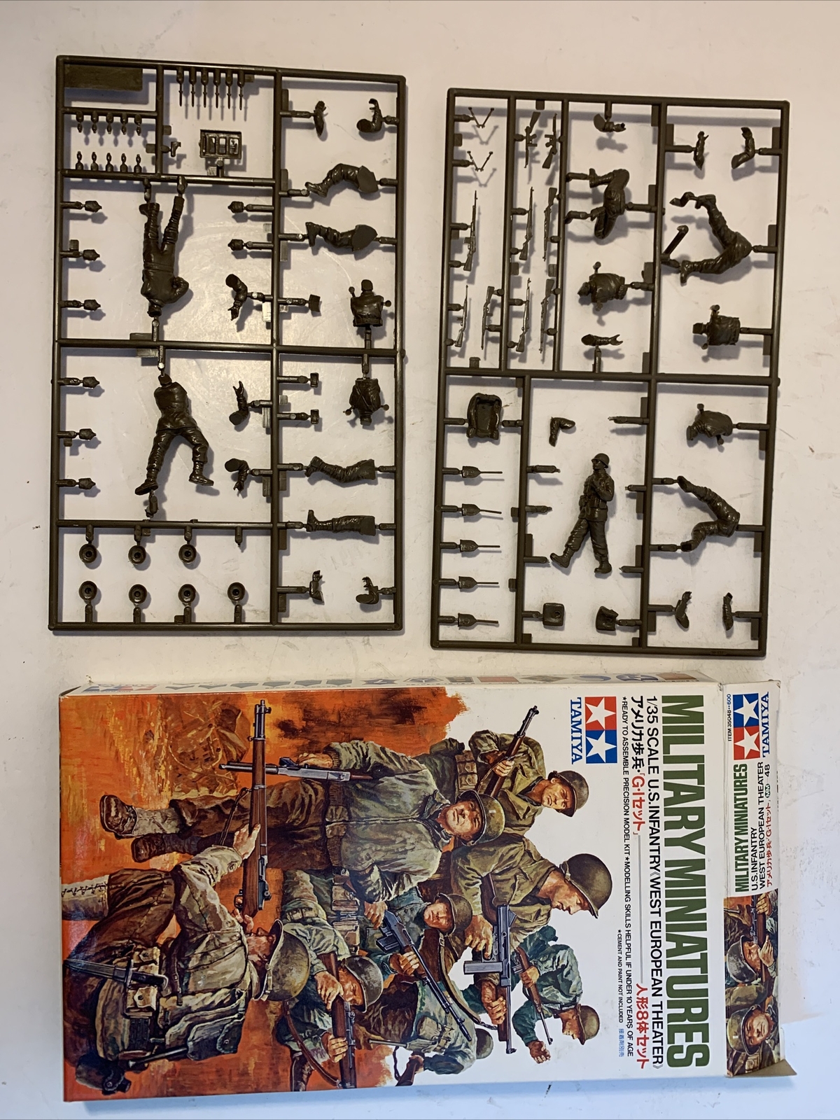 Tamiya 35048 US Army Infantry West European Theater 1/35 Scale Model ...