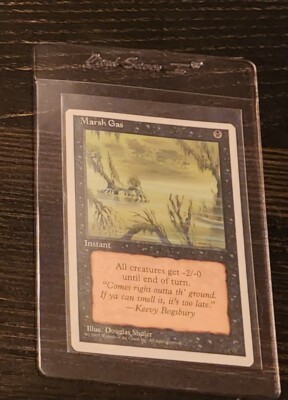 Marsh Gas 4th Edition 1995 Magic The Gathering MTG HP | eBay
