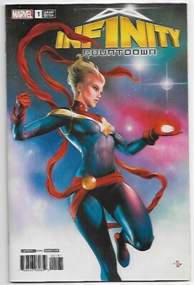 Infinity Countdown #1 Granov Captain Marvel Variant Cover NM (2018 ...