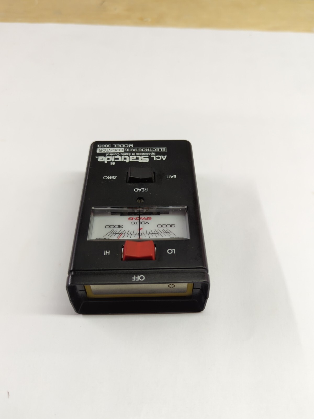 ACL MODEL 300B STATICIDE ELECTROSTATIC LOCATOR METER PRECISION 30000V ...