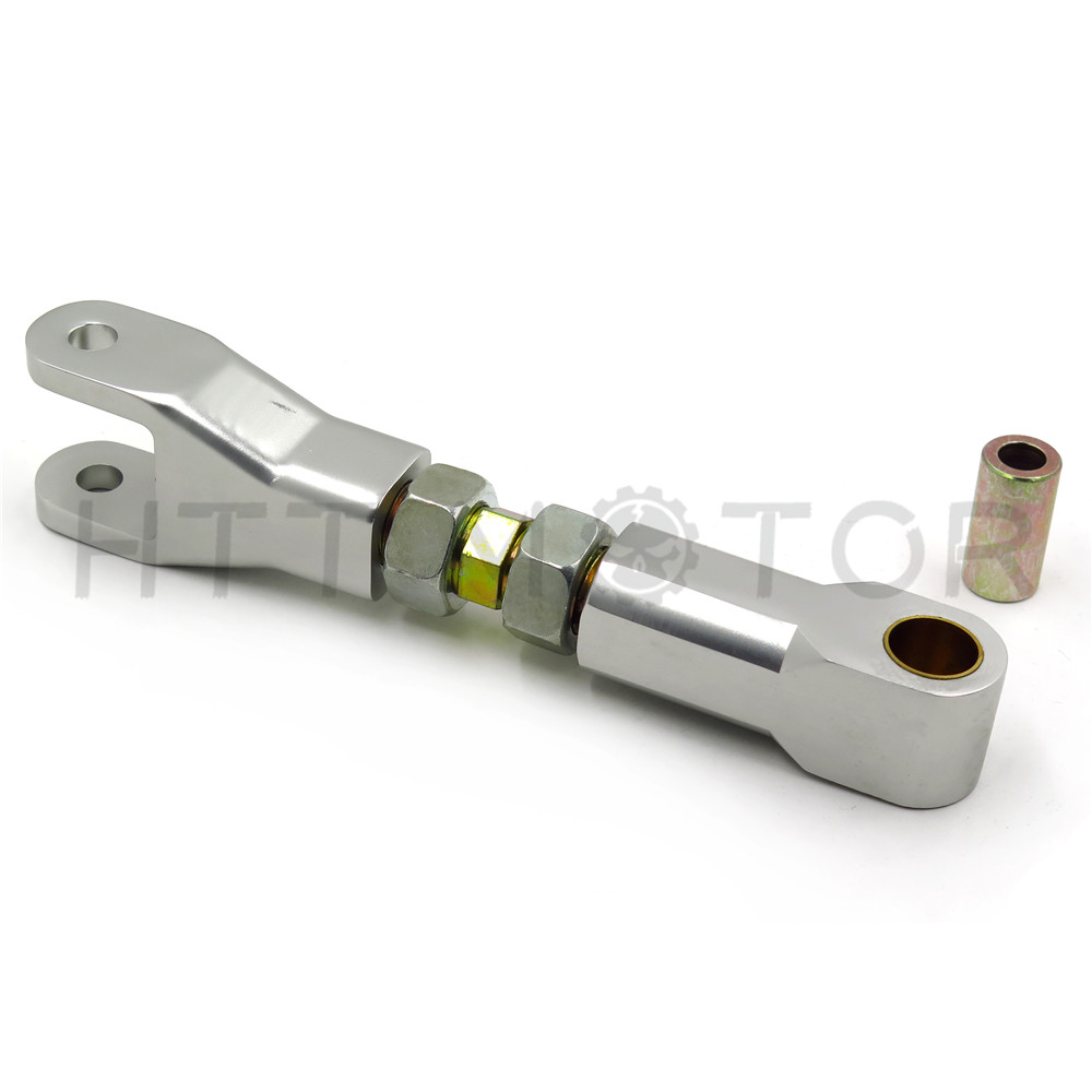 NEW Chrome ATV Adjustable Lowering Kit Rear 1.5" to 4.5" Lower for ...