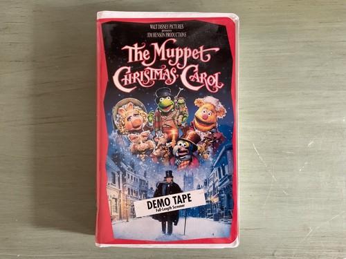 The Muppets Christmas Carol 1993 VHS Demo Tape in Clamshell, Rare, HTF ...