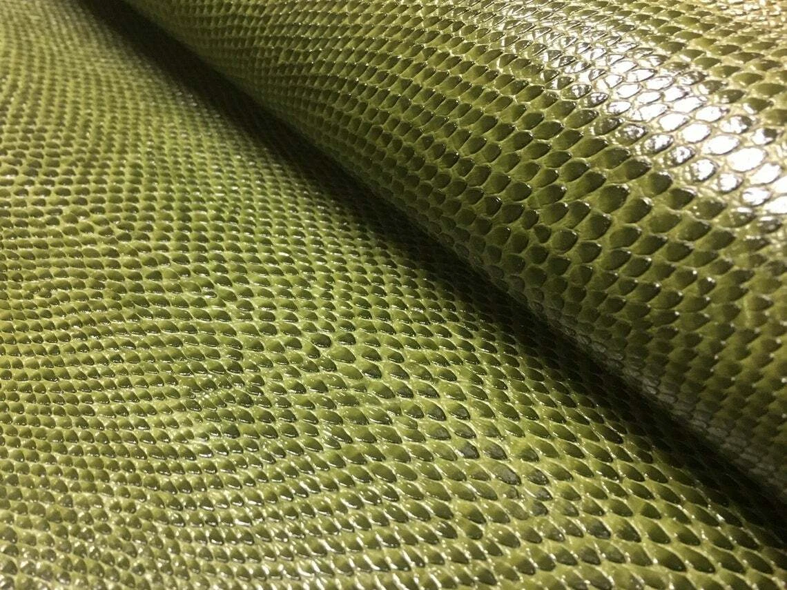 Green Snake Skin Pattern