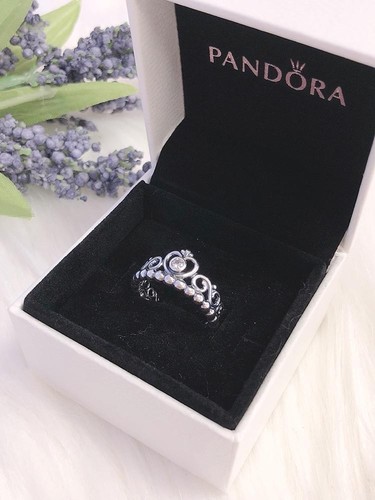 NEW Authentic Pandora SS 925 Ale My Princess Tiara Ring 190880CZ All ...
