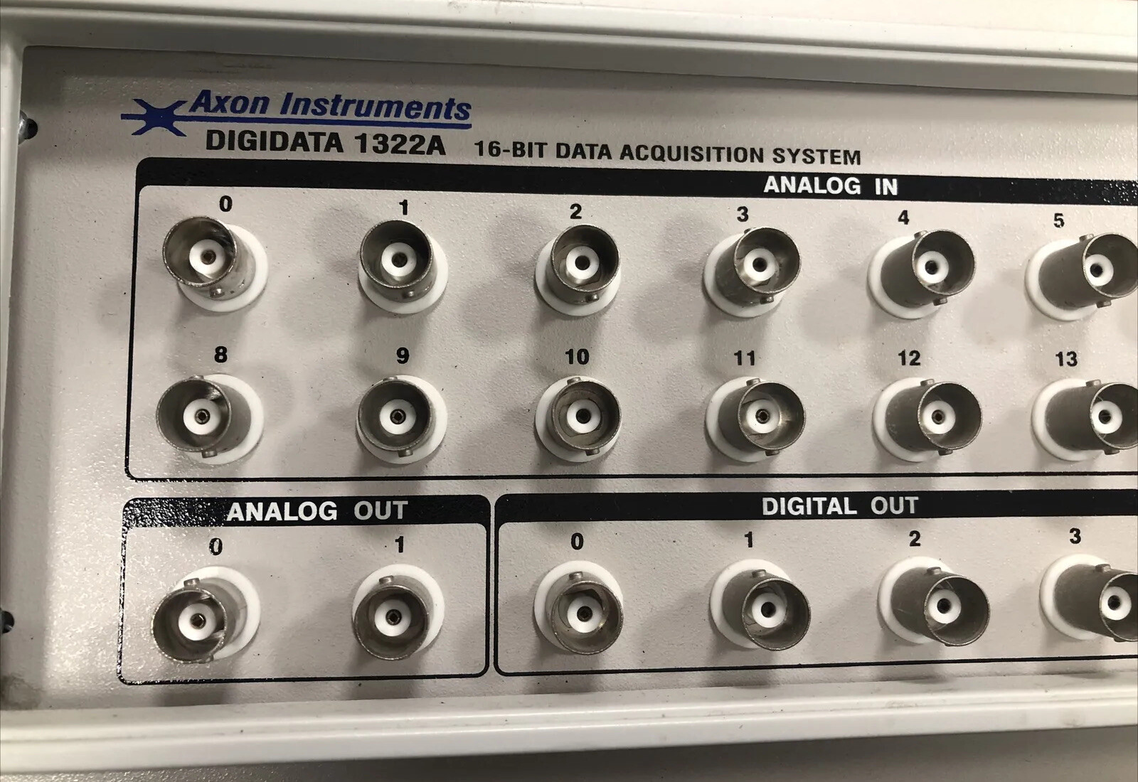 Axon Instruments Digidata 1322A 16-Bit Data Acquisition System tested ...