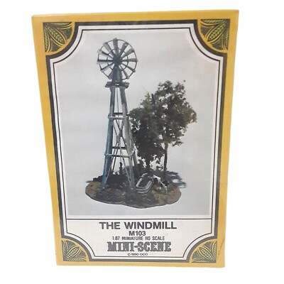 Woodland Scenics 1:87 Miniature HO Scale Train Scenery The Windmill Kit ...