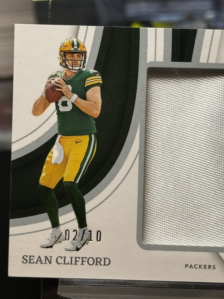 2023 Panini Immaculate Collection Sean Clifford Rookie Logos 2 Color ...