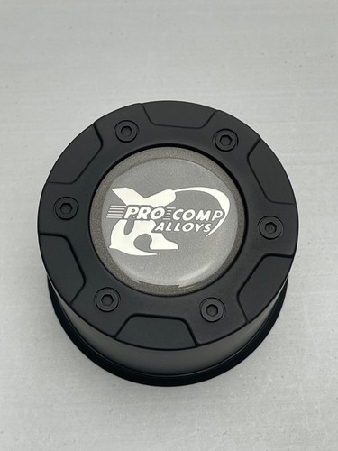 #Pro Comp Matte Black Push Thru Wheel Center Cap (w/ OLD LOGO) 8327041 ...