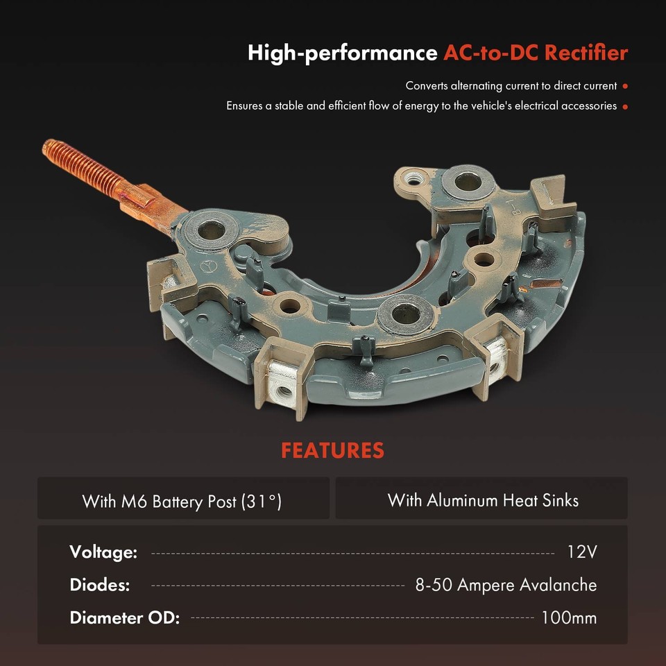 Alternator Rectifier Diode for Toyota 4Runner Camry Honda Accord Civic ...