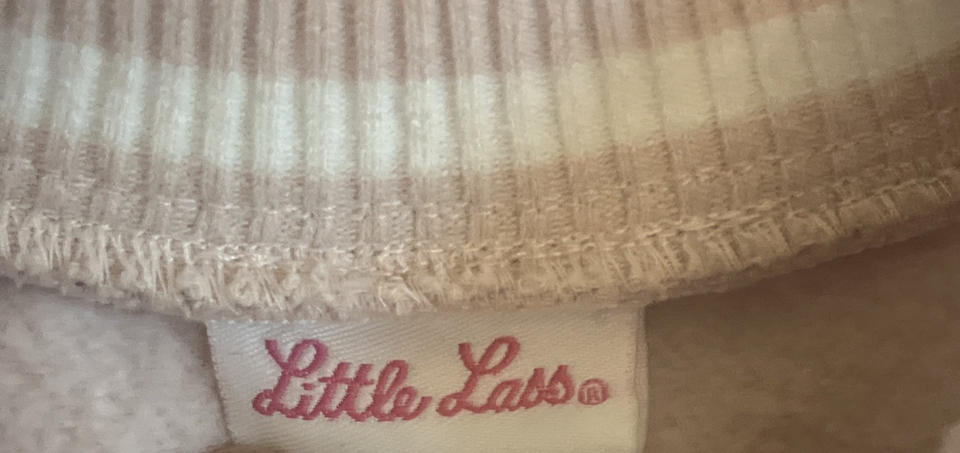 Little Girls little Lass Pink and white Bomber Jacket. Ballerina ...