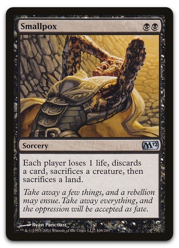 Smallpox #108 (NM) Magic 2012 (M12) M12 Magic MTG | eBay