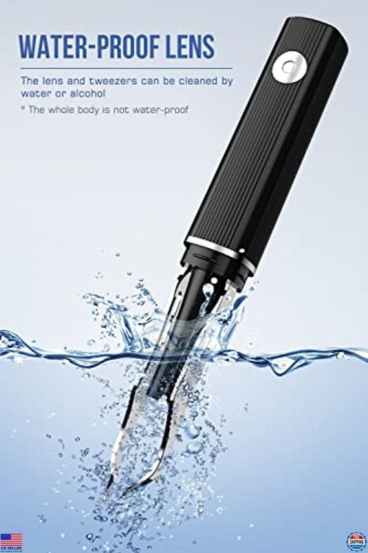 Hair Removal Tweezer with 1080p Camera for Precision Eyebrow & Ear Hair ...