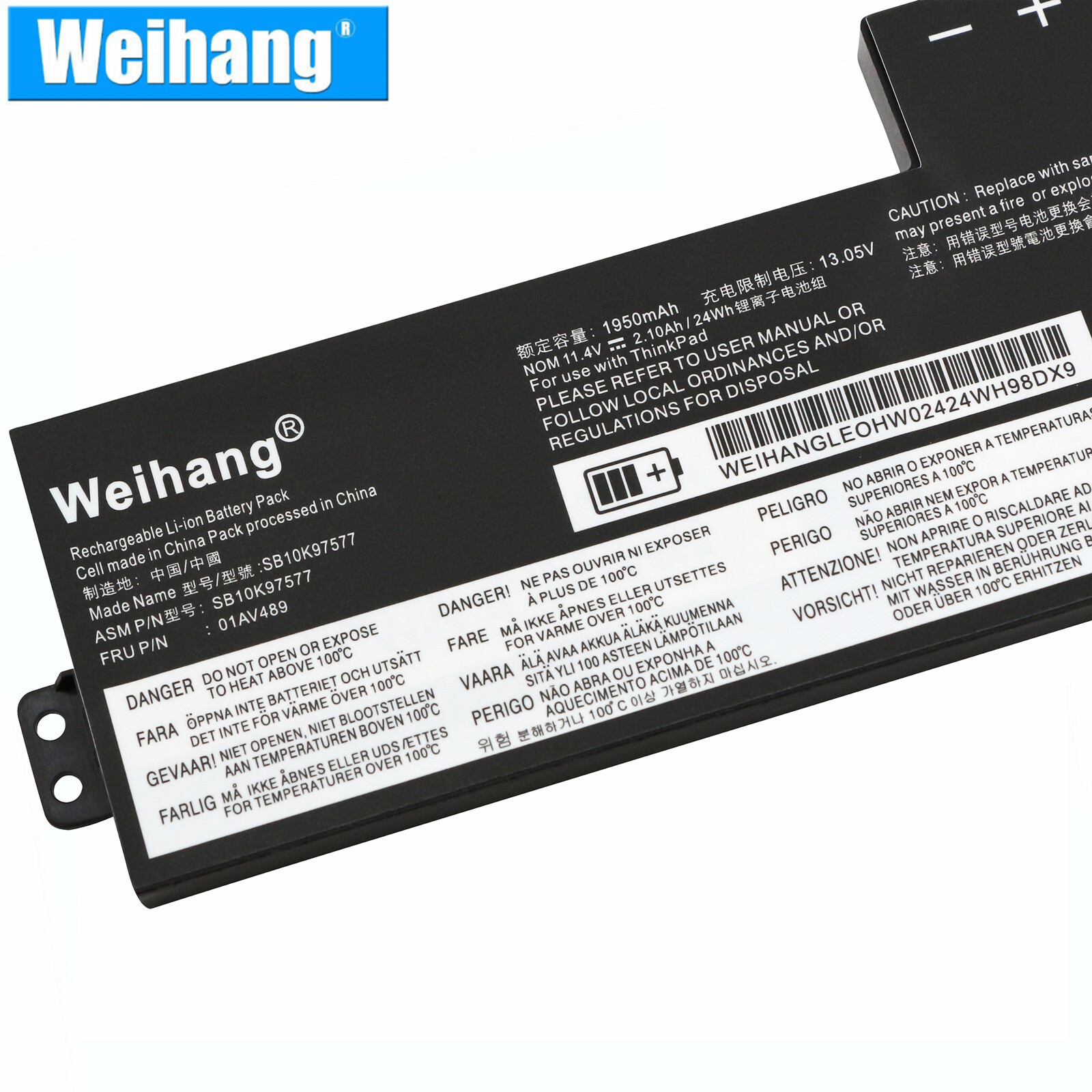 New Battery 01AV419 01AV421 01AV489 For Lenovo ThinkPad T470 T480 A475 ...