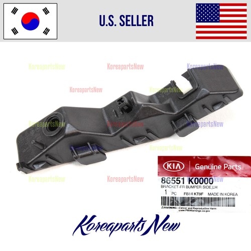 FRONT Bumper Bracket Retainer Left DRIVER 86551K0000 for Kia Soul 2020 ...