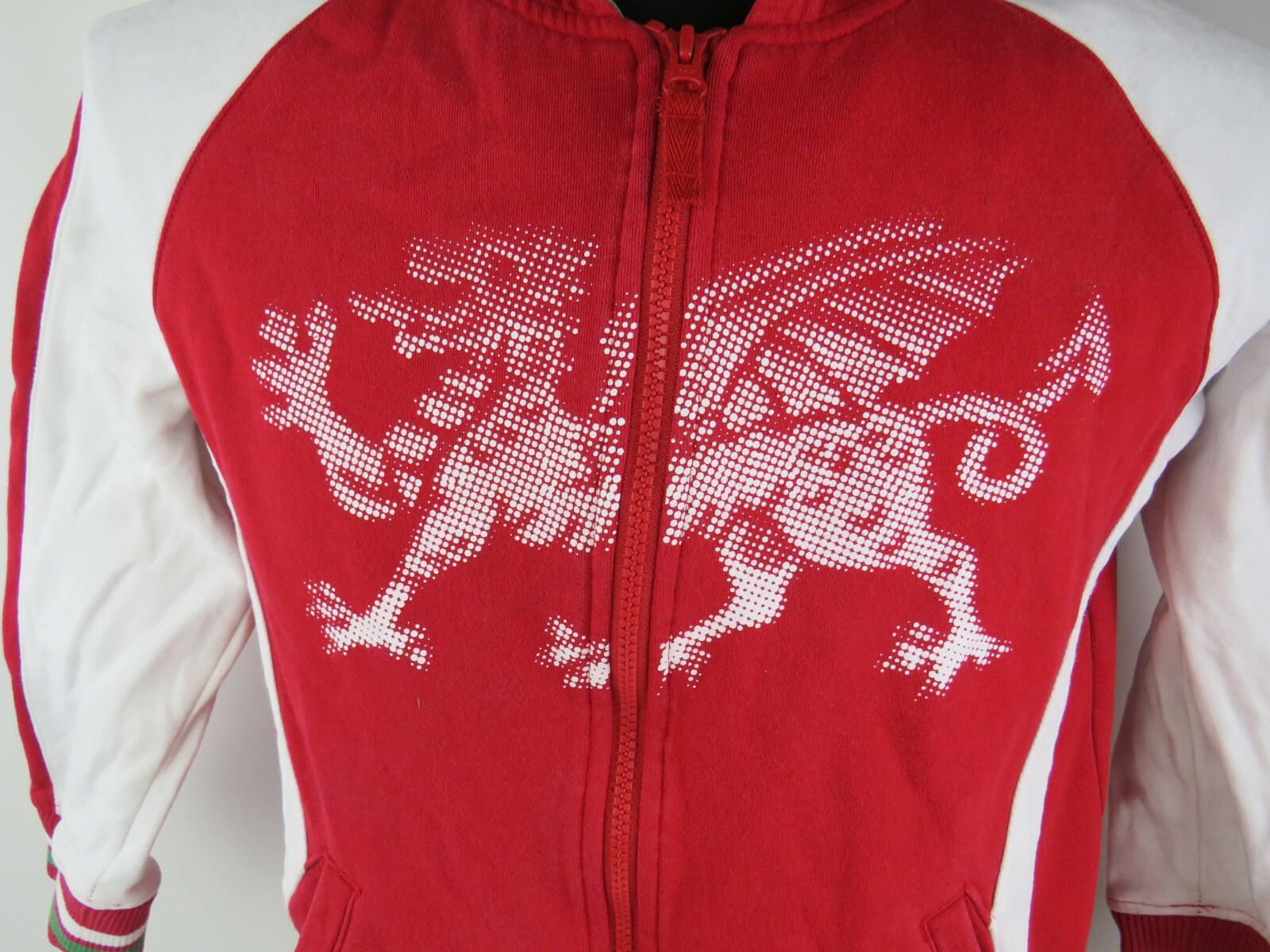 Marks & Spencer Boys Red Cymru Welsh Wales Dragon Rugby Jacket Age 11 ...