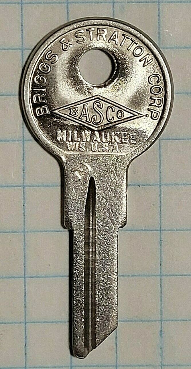 Genuine NOS BASCO B&S Key Blank: GM Harley Davidson Hudson Indian Nash ...