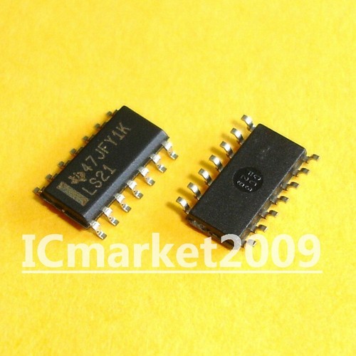 10 PCS SN74LS21DR SOP-14 SN74LS21D LS21 Dual 4-input positive-AND gates ...