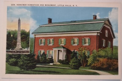 Vintage Postcard General Herkimer Monument Homestead Little Falls New ...