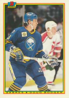 1990-91 Bowman Tiffany #245 DOUG BODGER - Buffalo Sabres | eBay.de